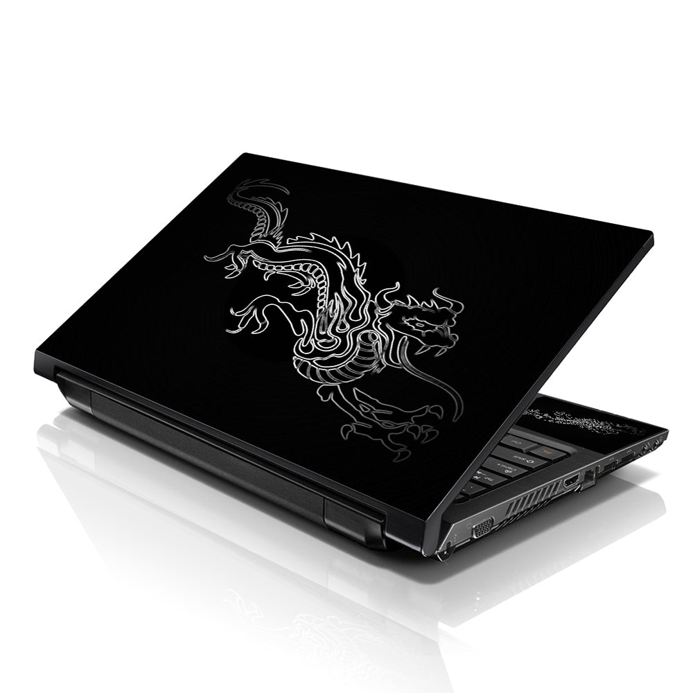 Chinese Dragon Laptop Skin Decal with 2 Matched Graphical Wrist Padded ...