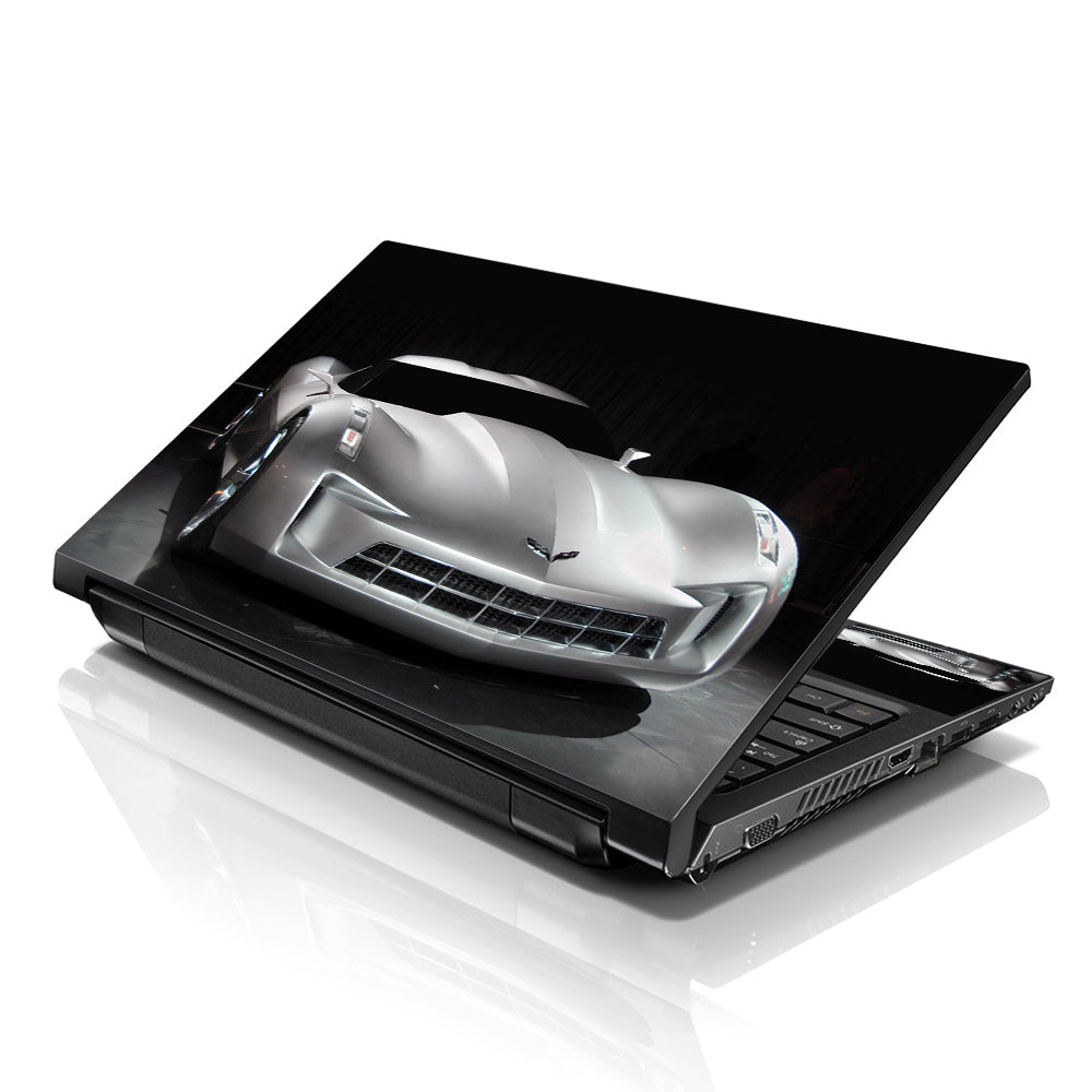 Cadillac Car Laptop Skin Decal with 2 Matched Graphical Wrist Padded ...