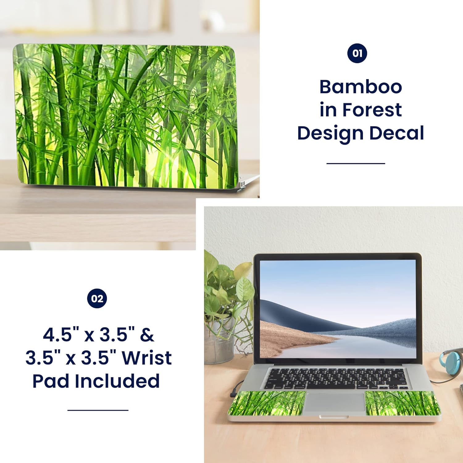 Bamboo in Forest Laptop Notebook Skin Decal - Laptop Skin Shop