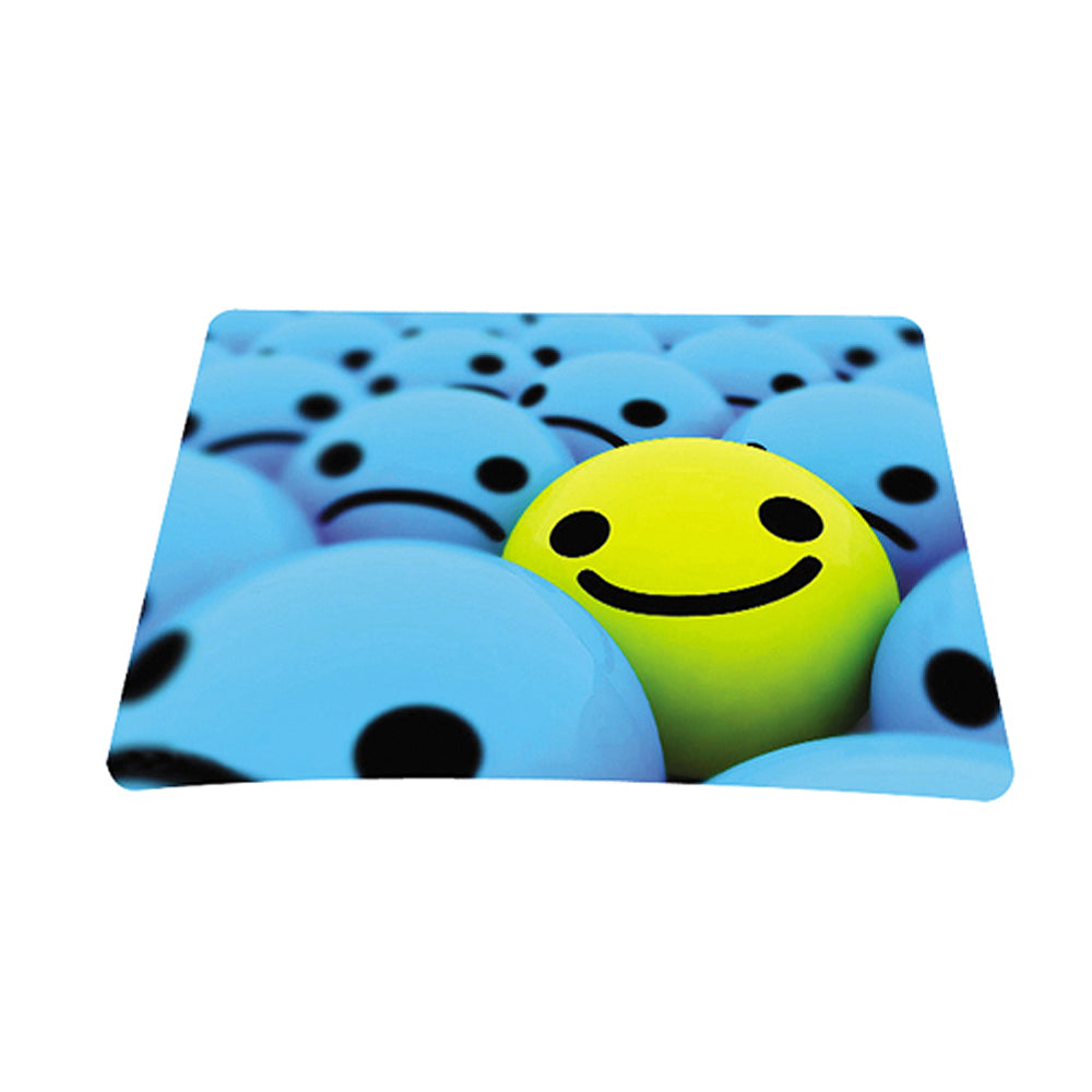 Standard 9 x 7 Inch Mouse Pad – Happy Face – Laptop Skin Shop