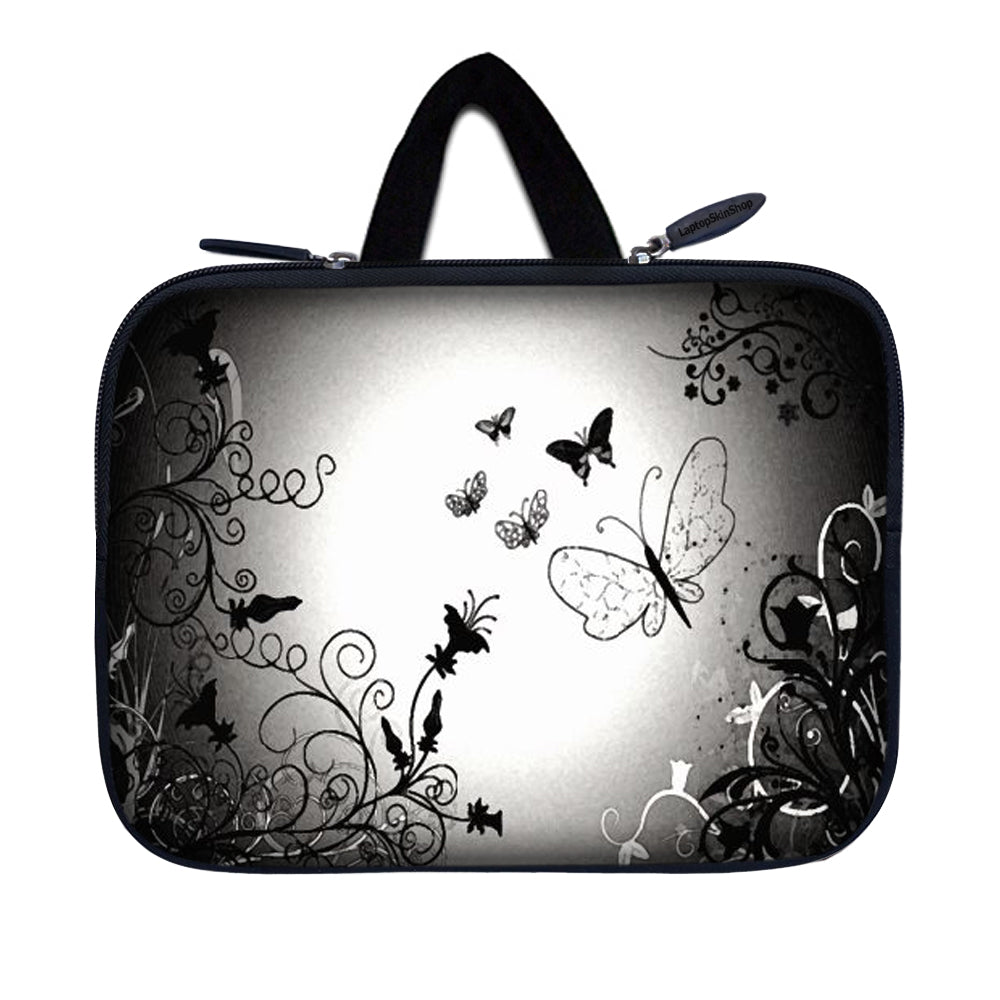Dark Contrast Fade Butterfly Tablet Carrying Case with Hidden Handle ...
