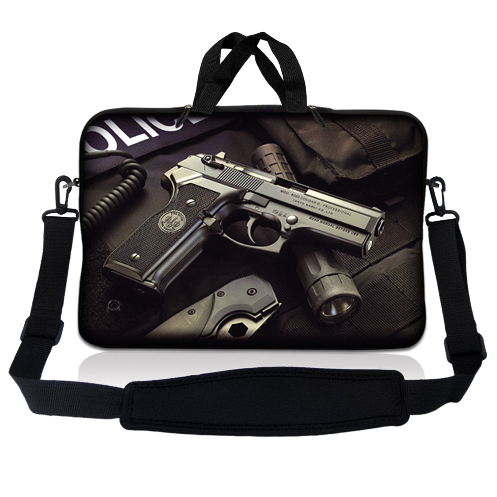 Police Gun Weapons Laptop Sleeve & Skin Combo Pack – Laptop Skin Shop