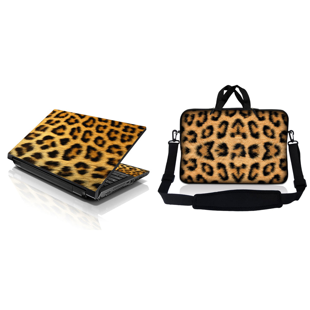 Leopard Print Laptop Sleeve & Skin Combo Pack – Laptop Skin Shop